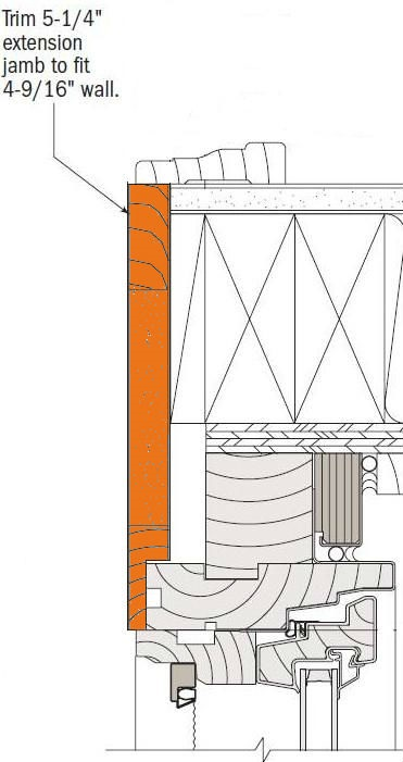 Extension Jambs for Andersen® Angle Bay, Box and Bow Windows