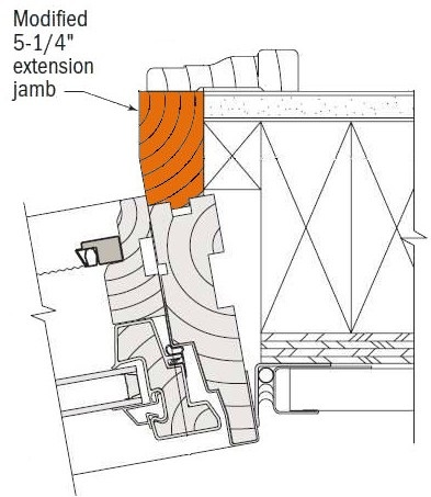 Extension Jambs for Andersen® Angle Bay, Box and Bow Windows