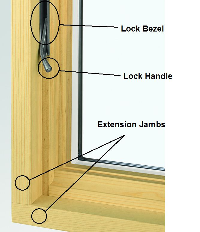 Lock Handle Rubs Lock Bezel on Single Casement or Awning Unit