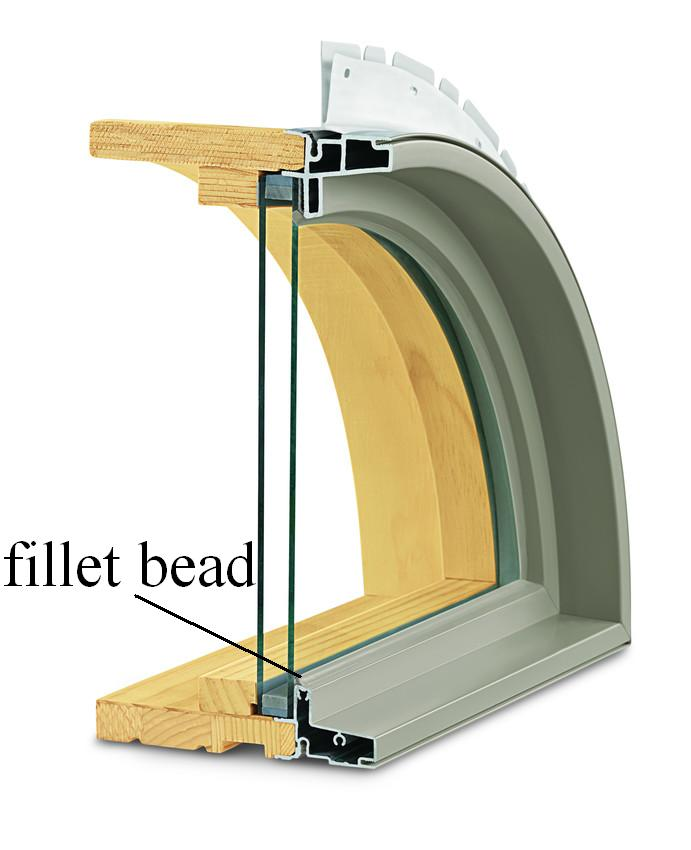 Fillet Bead on Andersen® Windows or Patio Doors