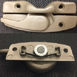 Routed and Flush Mount Locks on 400 and 200 Series Double-Hung Windows