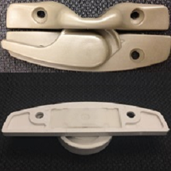 Routed and Flush Mount Locks on 400 and 200 Series Double-Hung Windows