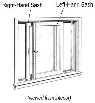Opening and Closing Primed Wood Gliding Window (1940-1971)