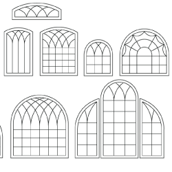 Grille Patterns Available on Specialty Windows