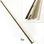 Cut Hinge Rail Installation - 1-1/2" Aluminum Storm Doors with Quad ...