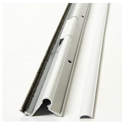 No-Cut Hinge Rail Installation - 1-1/4" Aluminum Storm Doors with Quad ...