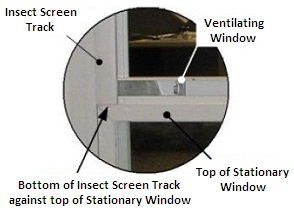 Insect Screen Tracks Snagging Retractable Insect Screen Mesh