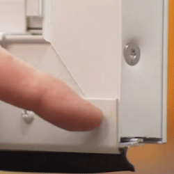 Door Sweep Rubs Against Hinge-Side Edge of Frame